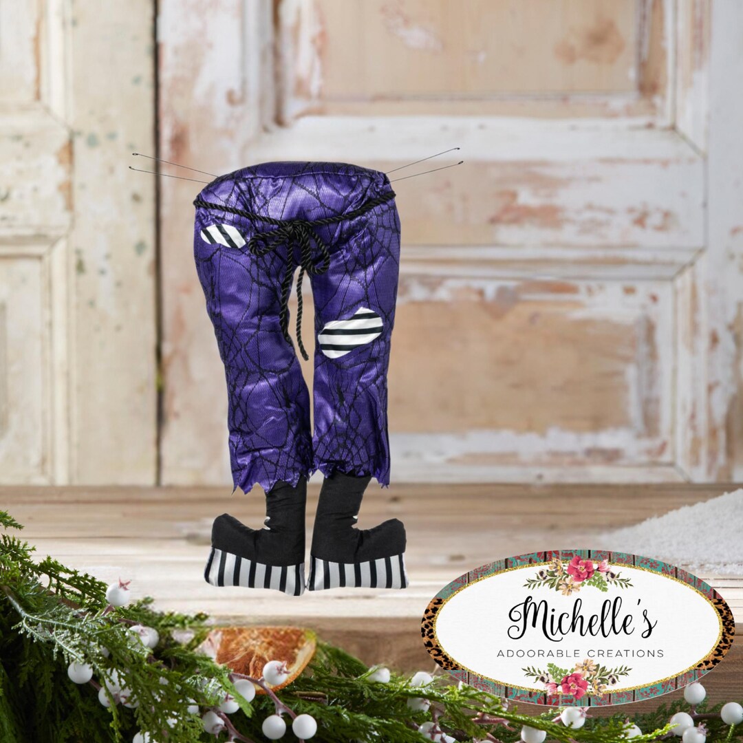 Frankenstein Plush Legs Wreath Enhancement - Etsy