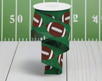 2.5in Football Ribbon: Black 10 Yards - Etsy
