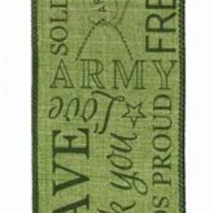2.5in United States Army Ribbon: Army Green (10 Yards) - Etsy