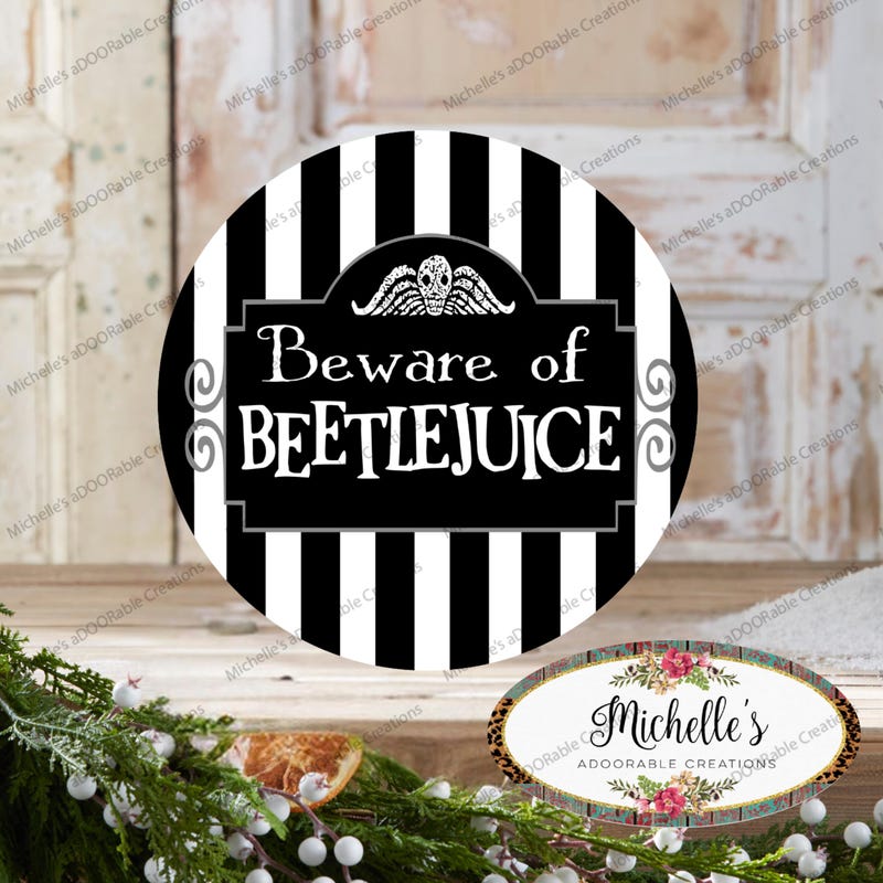 Beetlejuice Sign - Etsy
