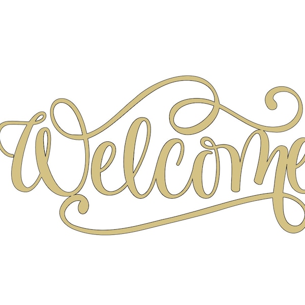 Wood Welcome Sign - Etsy