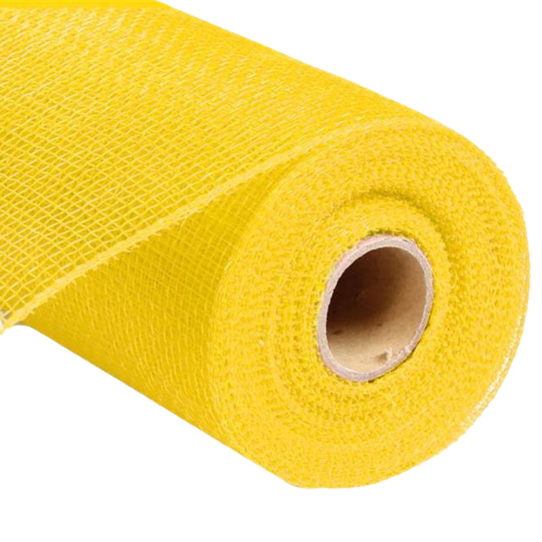 10in Yellow Poly Deco Mesh (10 Yards) - Etsy