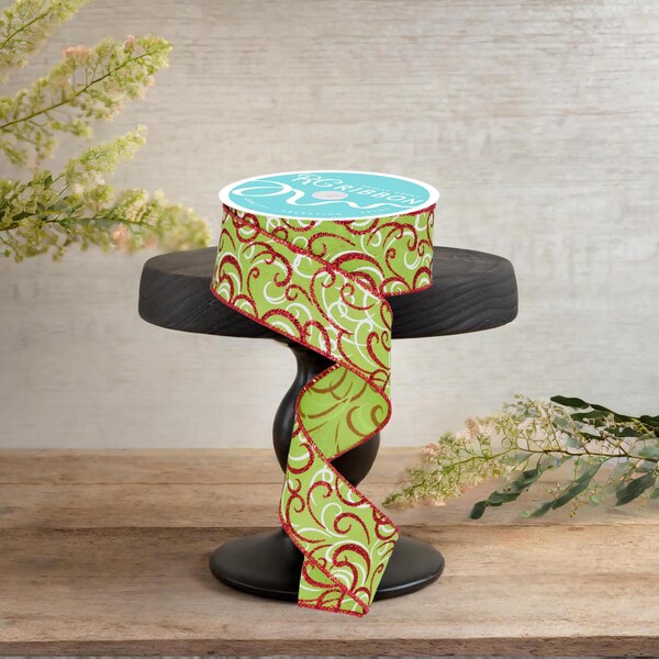 Christmas Wreath Red and Lime Green - Etsy