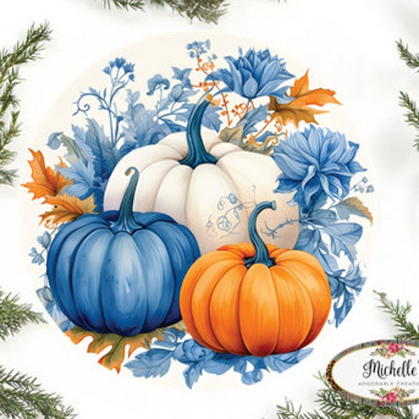 Blue Fall Decor - Etsy