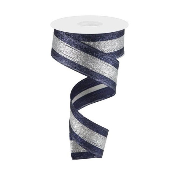 Navy and Silver - Etsy