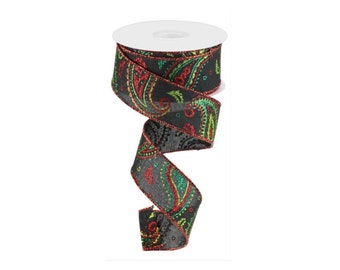 Paisley Ribbon | Etsy