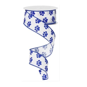 Paw Print Ribbon - Etsy