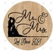 Mr and Mrs Wedding Round Sign Wreath Enhancement - Etsy