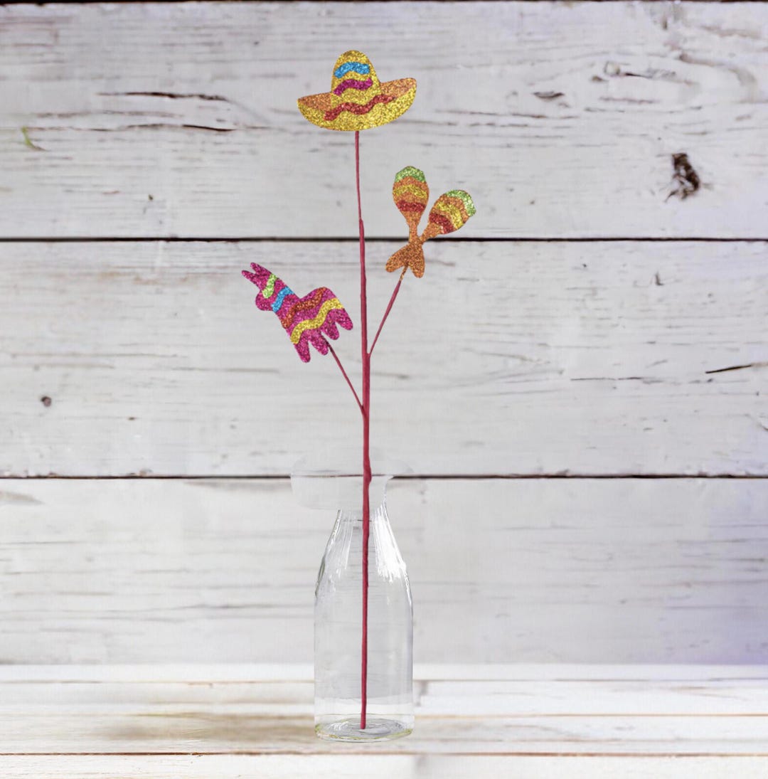 24in Fiesta Sombrero, Maracas, Donkey Pick - Etsy