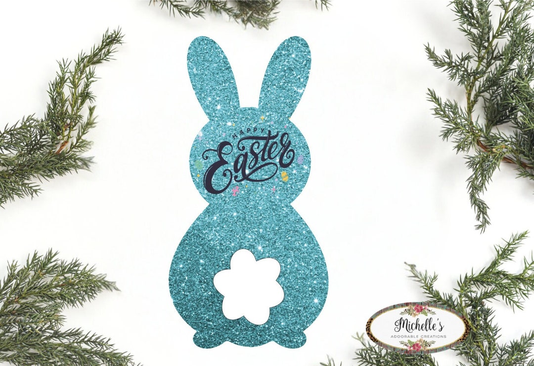 Happy Easter Metal Bunny Sign - Etsy