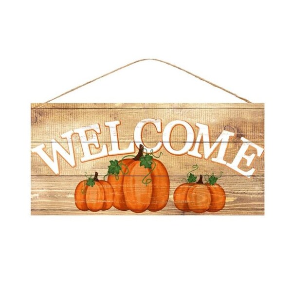 Wooden Pumpkin Sign - Etsy