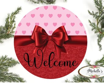 Valentine Welcome Sign - Etsy