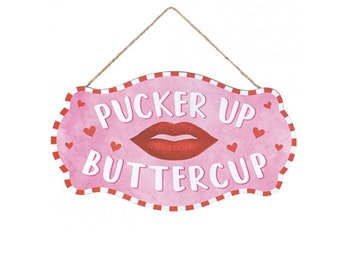 Pucker up Sign - Etsy