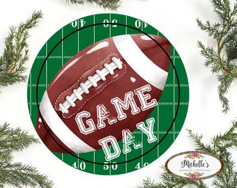 Welcome Football Field Round Sign Wreath Enhancement - Etsy