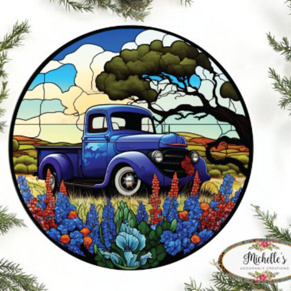 Blue Bonnet Invitation - Etsy