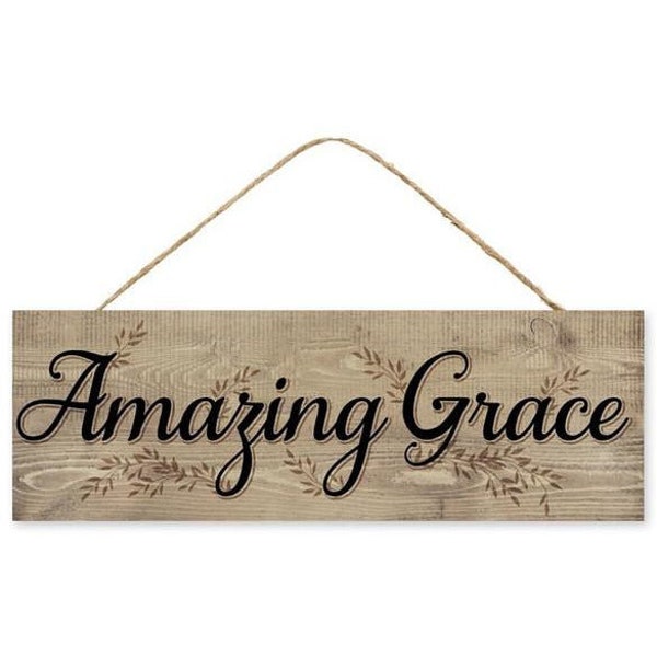 Wooden Grace Sign - Etsy