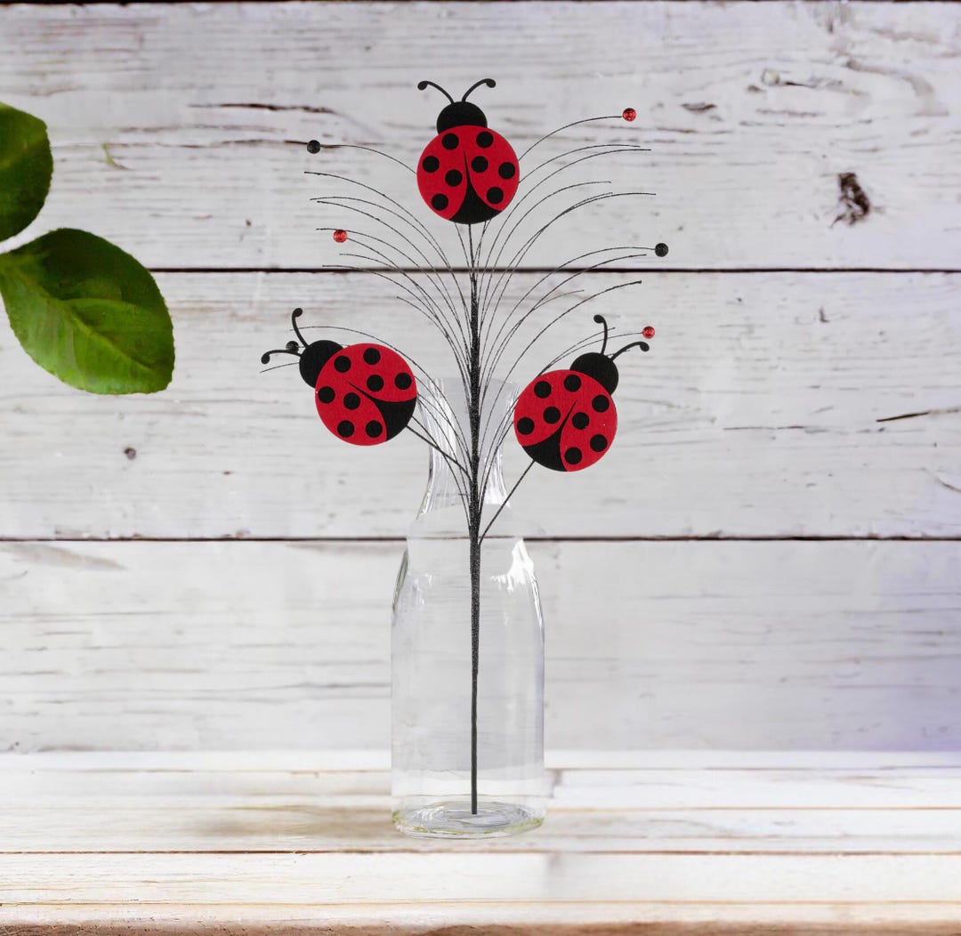 30in Glitter Ladybug Spray - Etsy