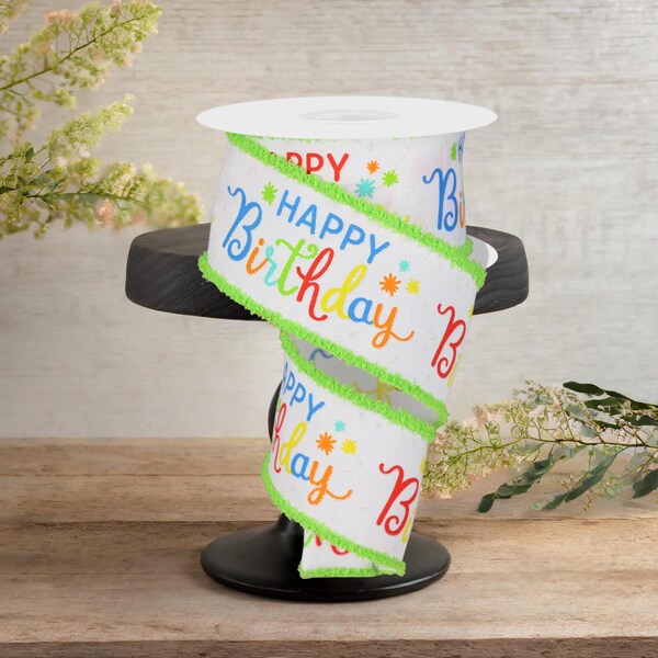 Happy Birthday Ribbon - Etsy