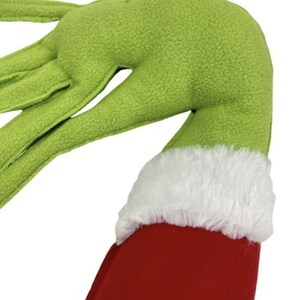 24in Plush Green Monster Hand Ornament - Etsy