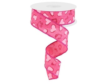 Pink Leopard Ribbon | Etsy