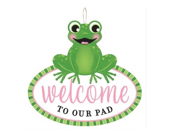 Welcome to Our Pad Sign - Etsy