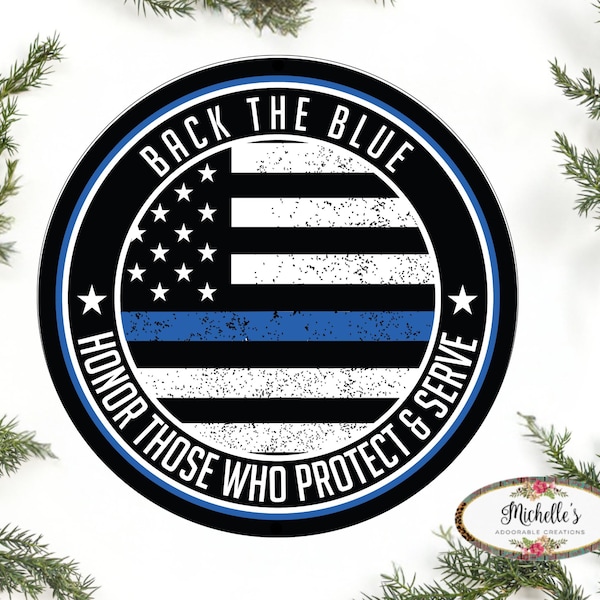 Back the Blue - Etsy