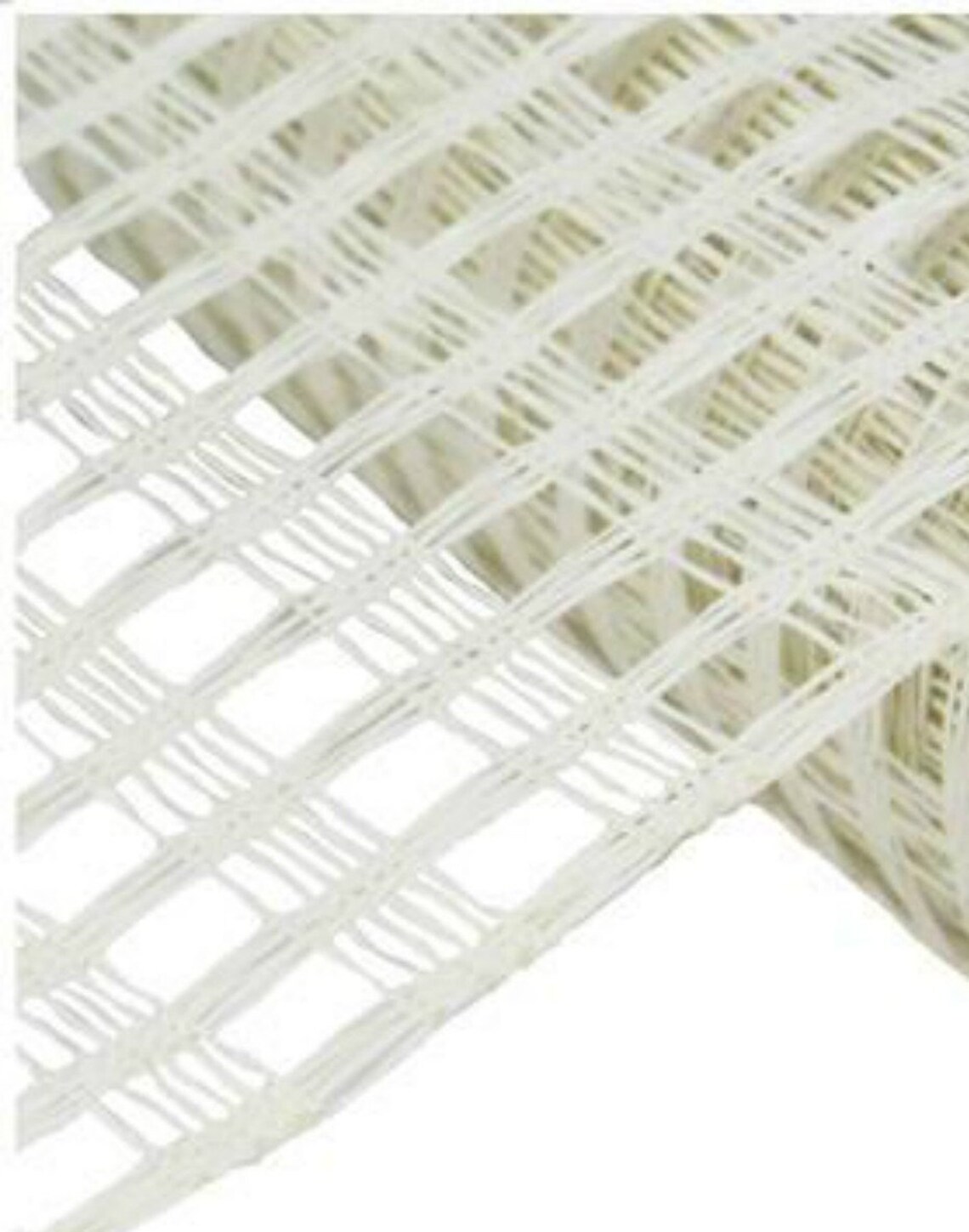 10in Poly Burlap Check Mesh: Cream - Etsy
