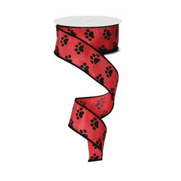 Paw Print Ribbon - Etsy