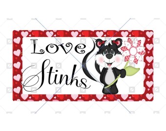 Love Stinks Sign - Etsy