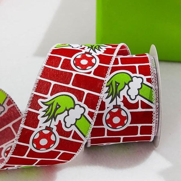 Grinch Ribbon - Etsy