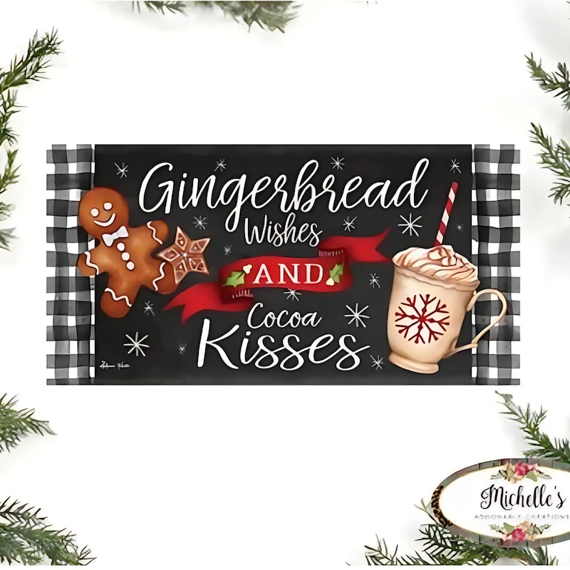 Gingerbread Sign - Etsy