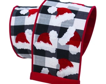 Black Santa Ribbon - Etsy