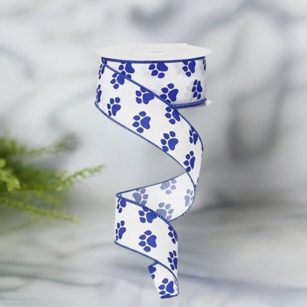 Paw Print Ribbon - Etsy