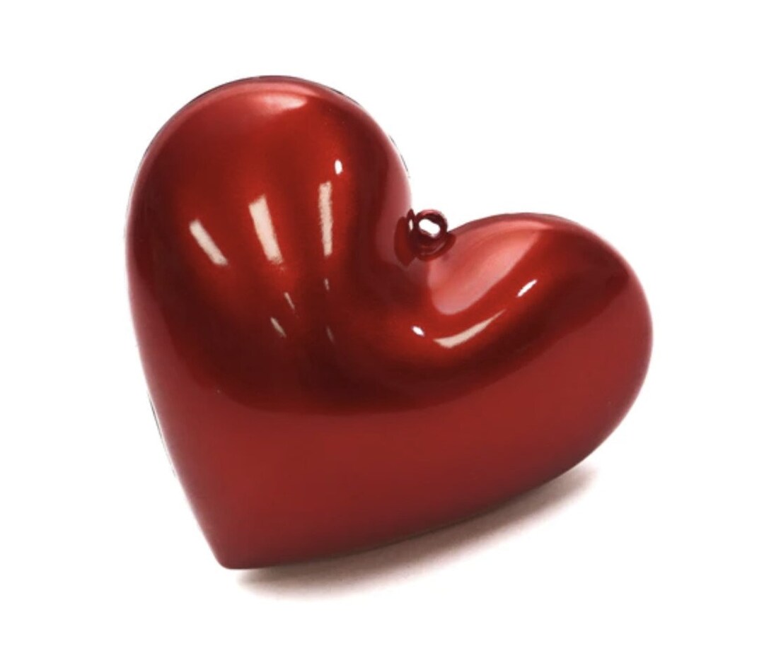 8in Candy Apple Heart - Etsy