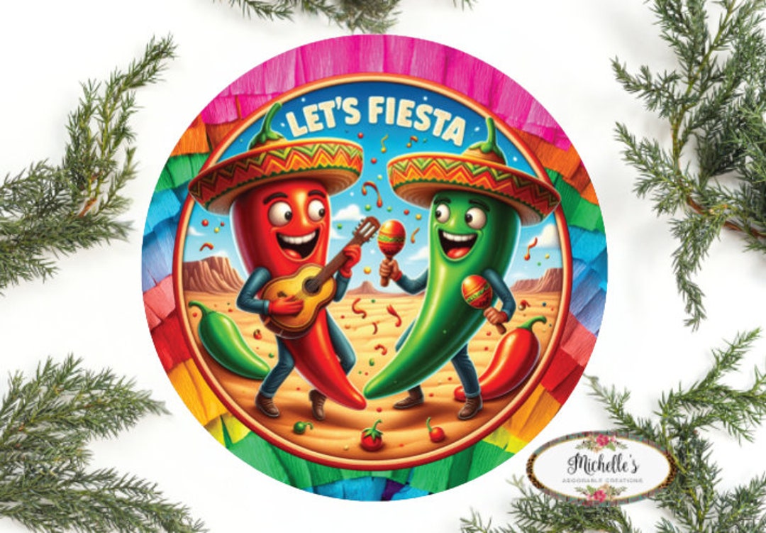 Let's Fiesta Cinco De Mayo Sign - Etsy