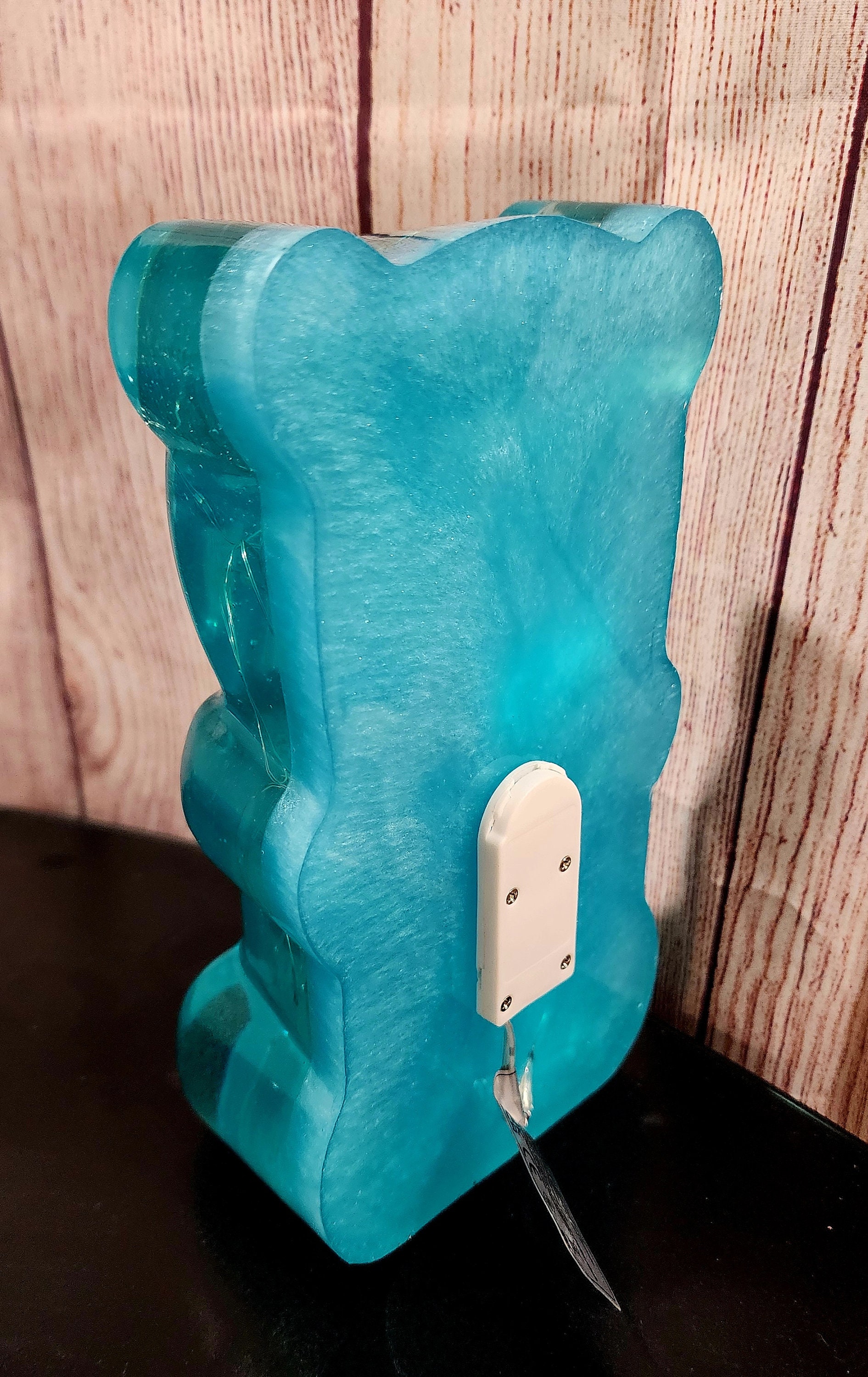 LED Lighted Epoxy Resin Gummy Bear Lamp - Night Light - Etsy