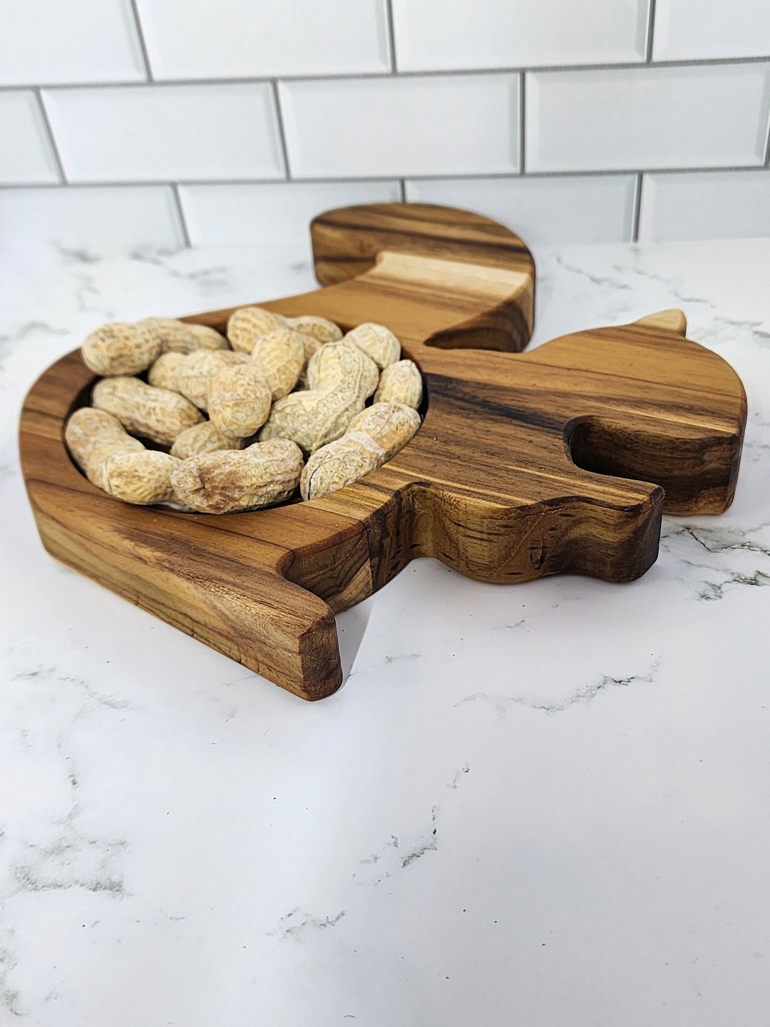 Adorable Small Wooden Squirrel Serving Dish / Coaster - Etsy