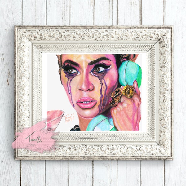 Beyonce art - Etsy