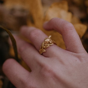 Handmade Silver/gold Plated Robin Ring - Etsy