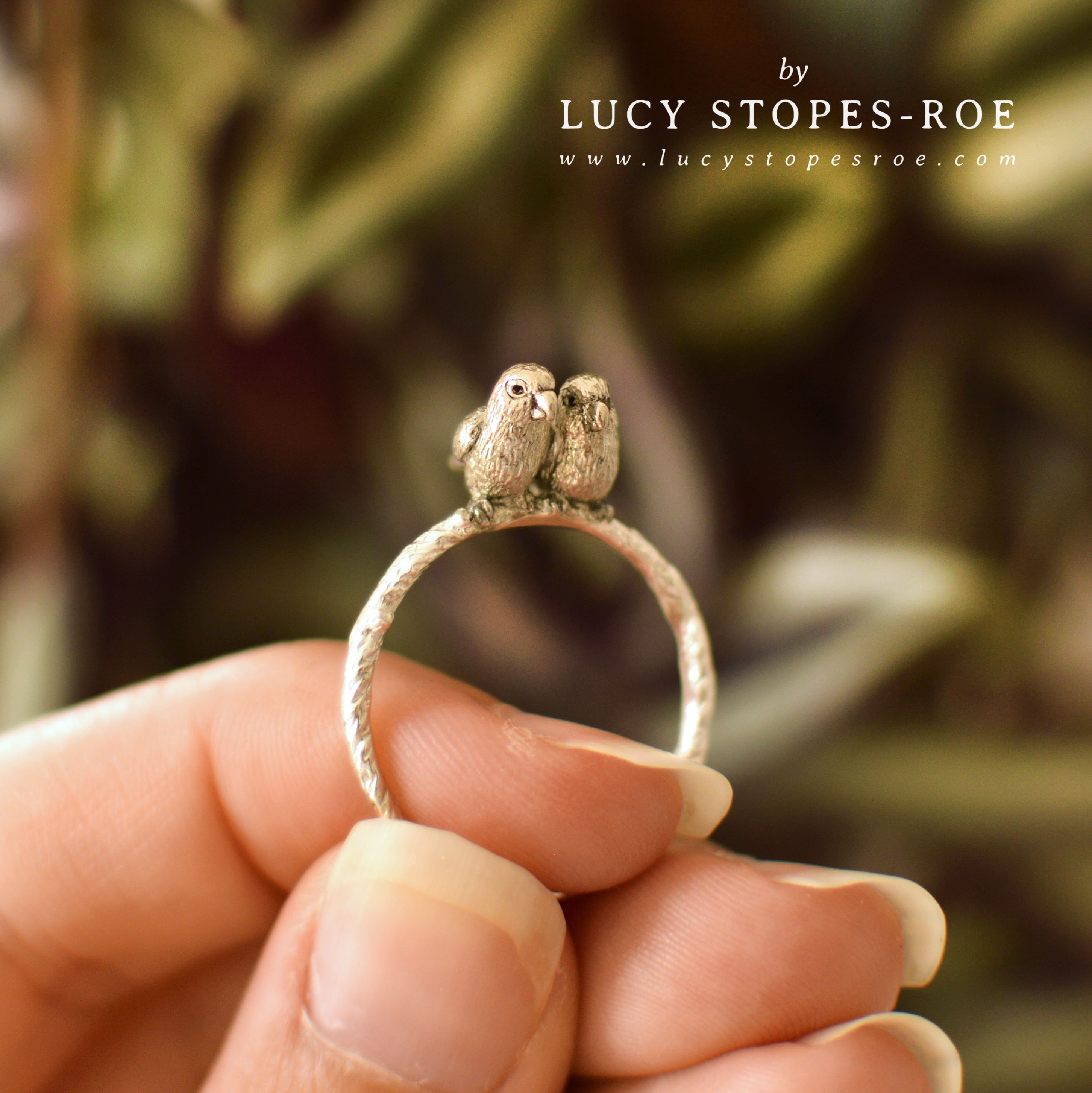 Handmade Silver/gold Parrot Ring - Etsy UK