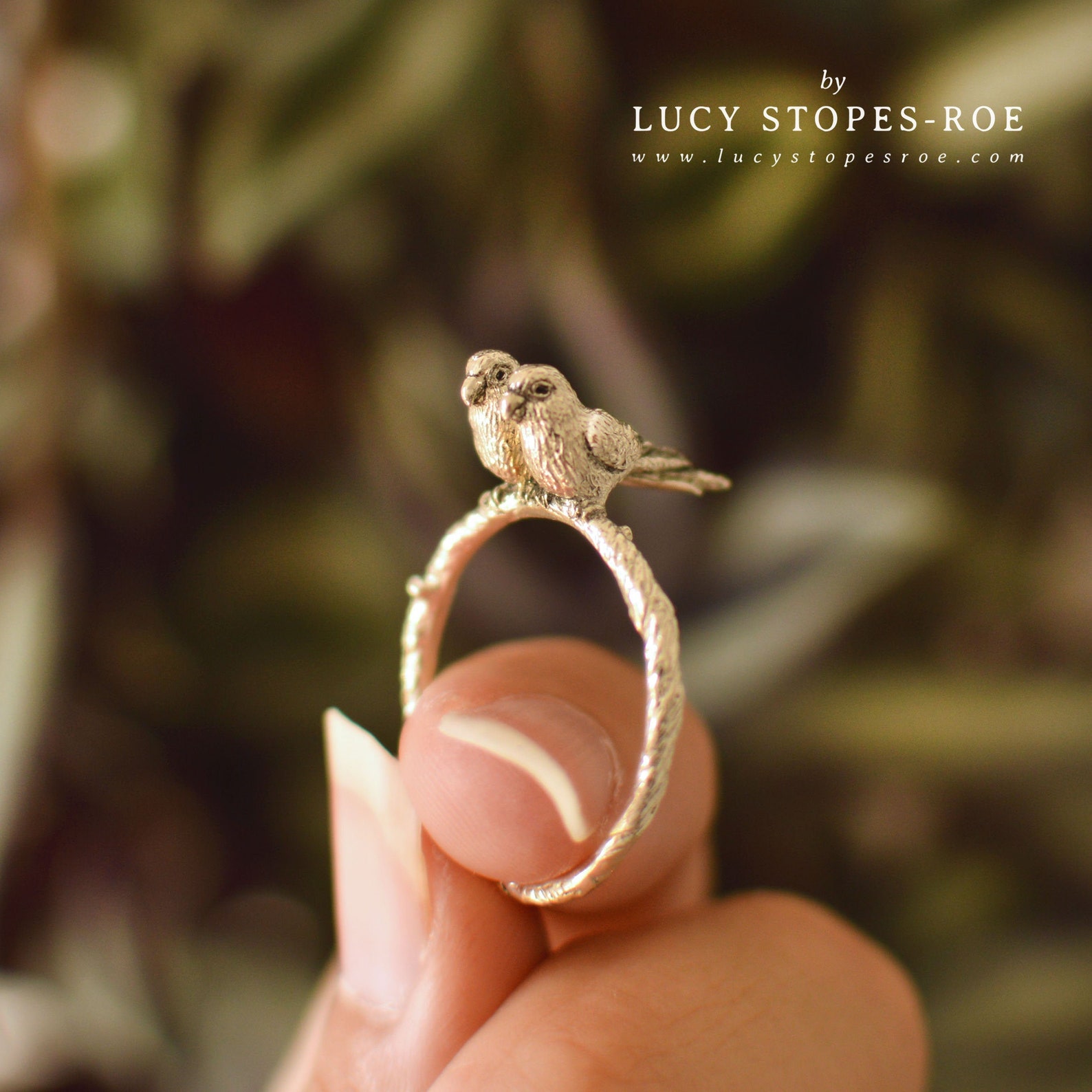 Handmade Silver/gold Parrot Ring - Etsy UK