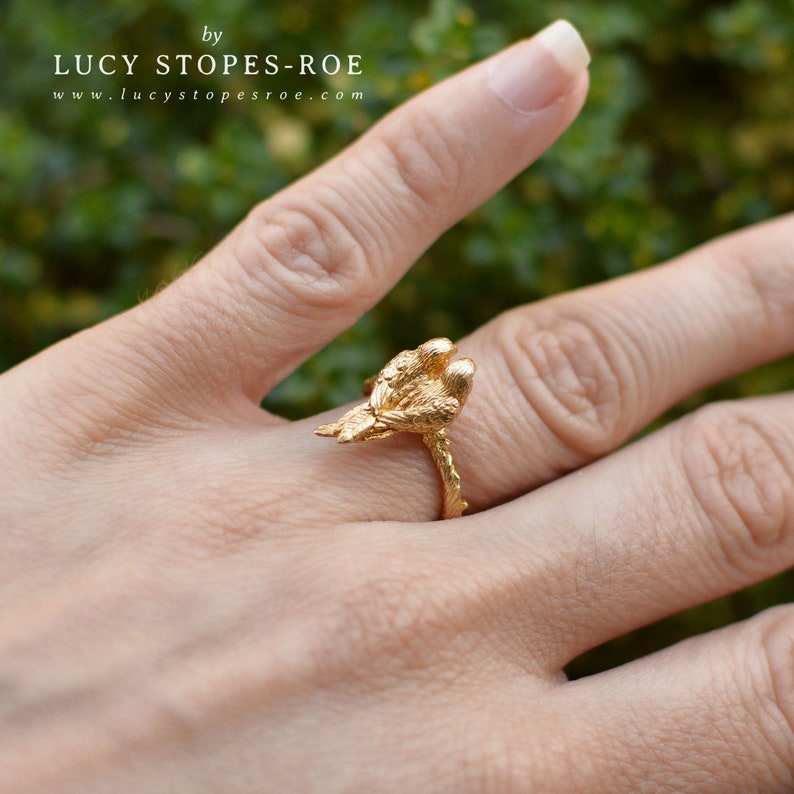 Handmade Silver/gold Parrot Ring - Etsy