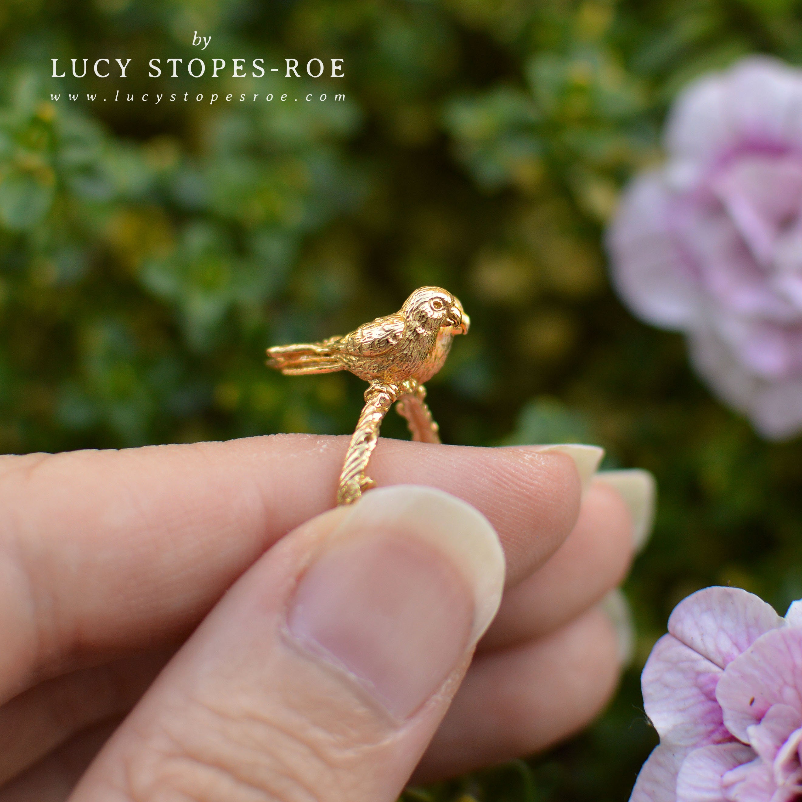 Handmade Silver/gold Parrot Ring - Etsy UK