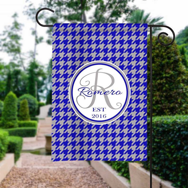 Personalized Garden Flag Monogrammed Flag Flag Customized - Etsy