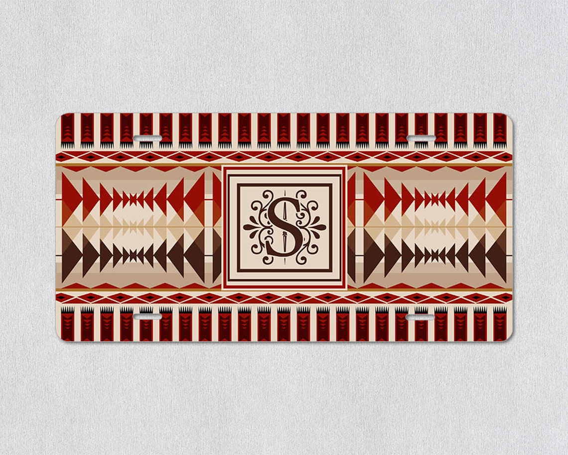 Monogrammed License Plate Monogrammed Car Tag Personlized - Etsy