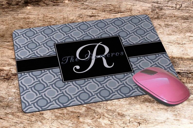 Personalized Mouse Pad Monogrammed Mouse Pad Mousepad - Etsy
