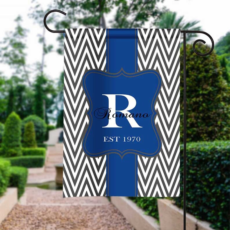 Personalized Garden Flag Easter Garden Flag Monogrammed - Etsy