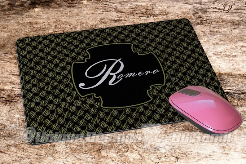 Personalized Mouse Pad Monogrammed Mouse Pad Mousepad - Etsy