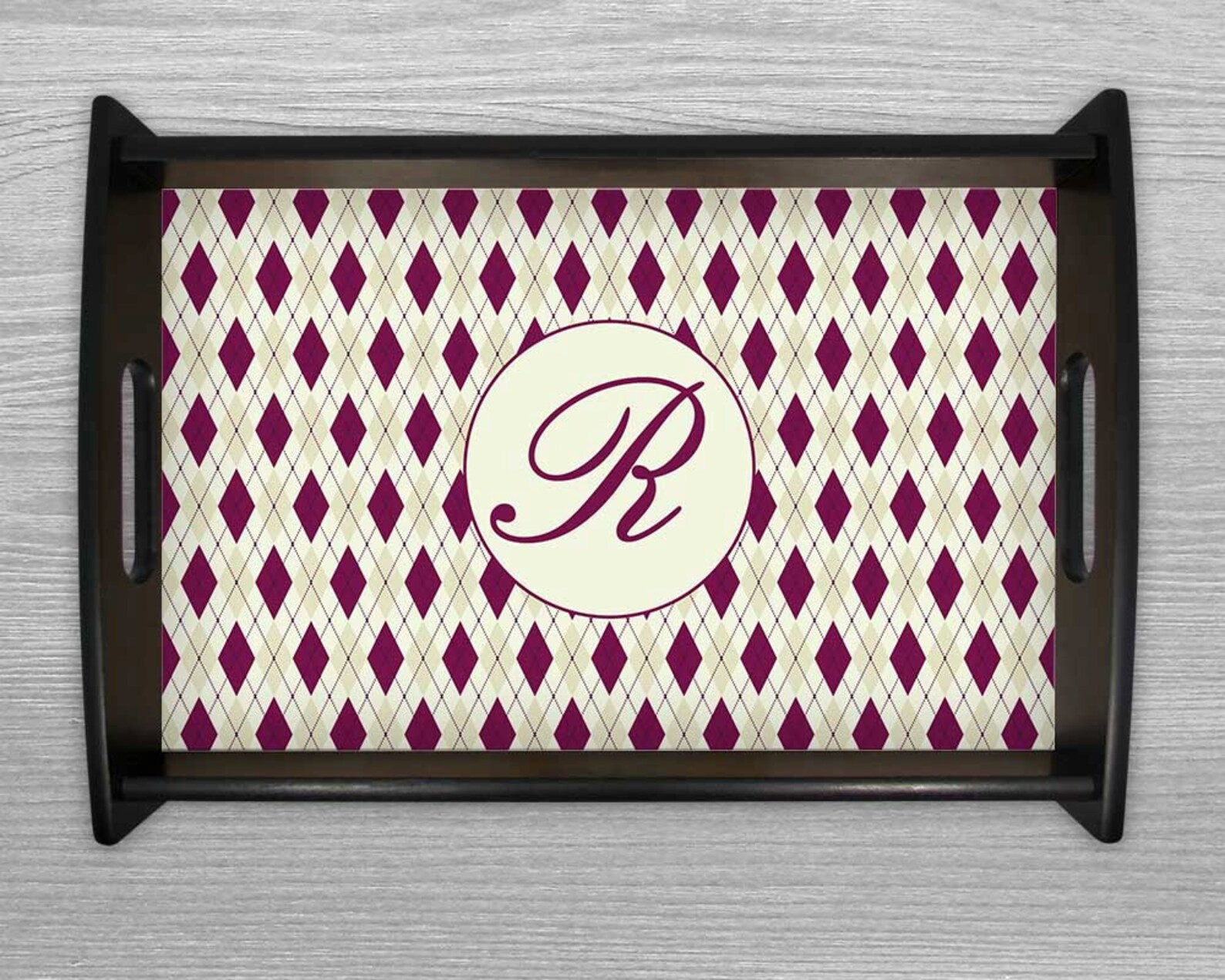 Monogram Mardi Gras Platter Personalized Serving Platter - Etsy