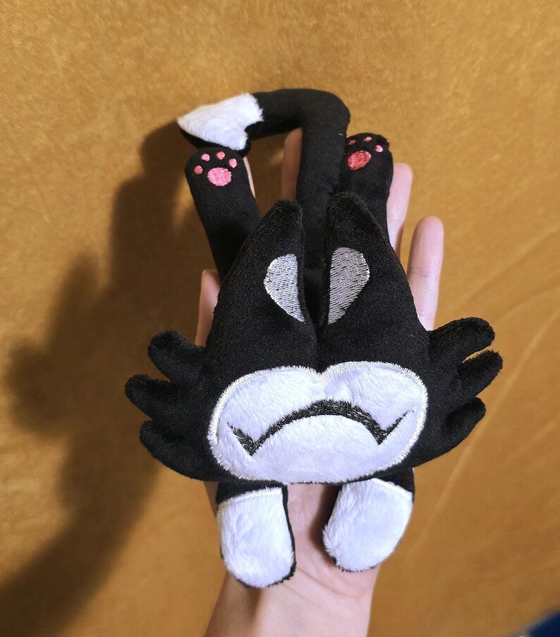 Kee the Key Cat Plush | Hazbin Hotel Inspired Handmade Plush - Etsy